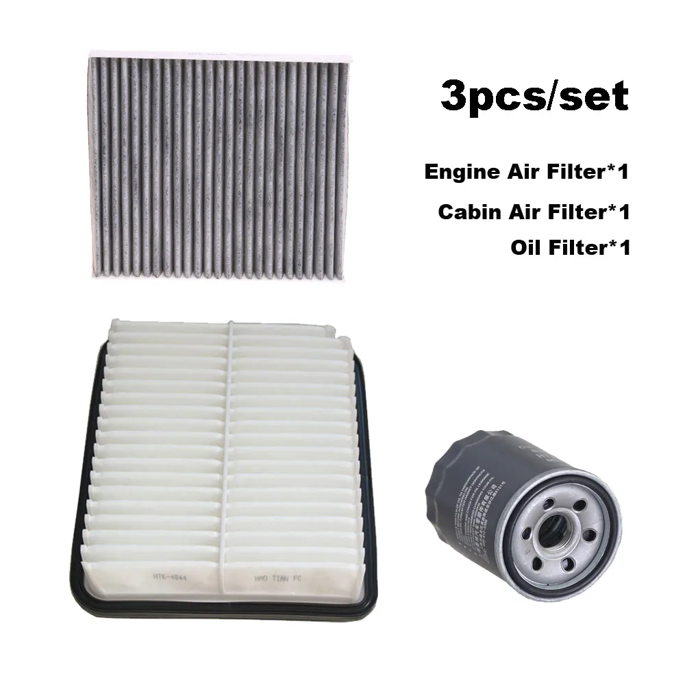 3pcs-Filter-Set-For-Mitsubishi-OUTLANDER-2-0L-2-4L-2016-2023-ASX-2019 ...