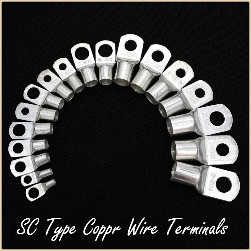 5Pcs-SC-Type-Wire-Nose-Terminal-SC35-SC50-SC70-SC95-Bare-Copper-Battery ...