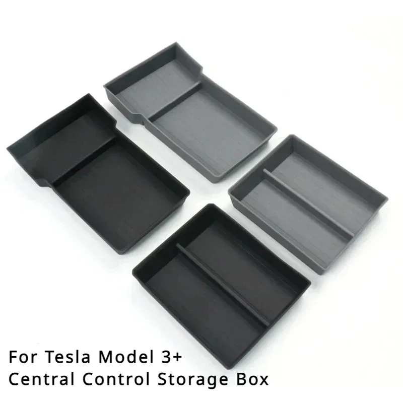 For-Tesla-Model-3-Storage-Armrest-Box-Silicone-Central-Control-Storage ...