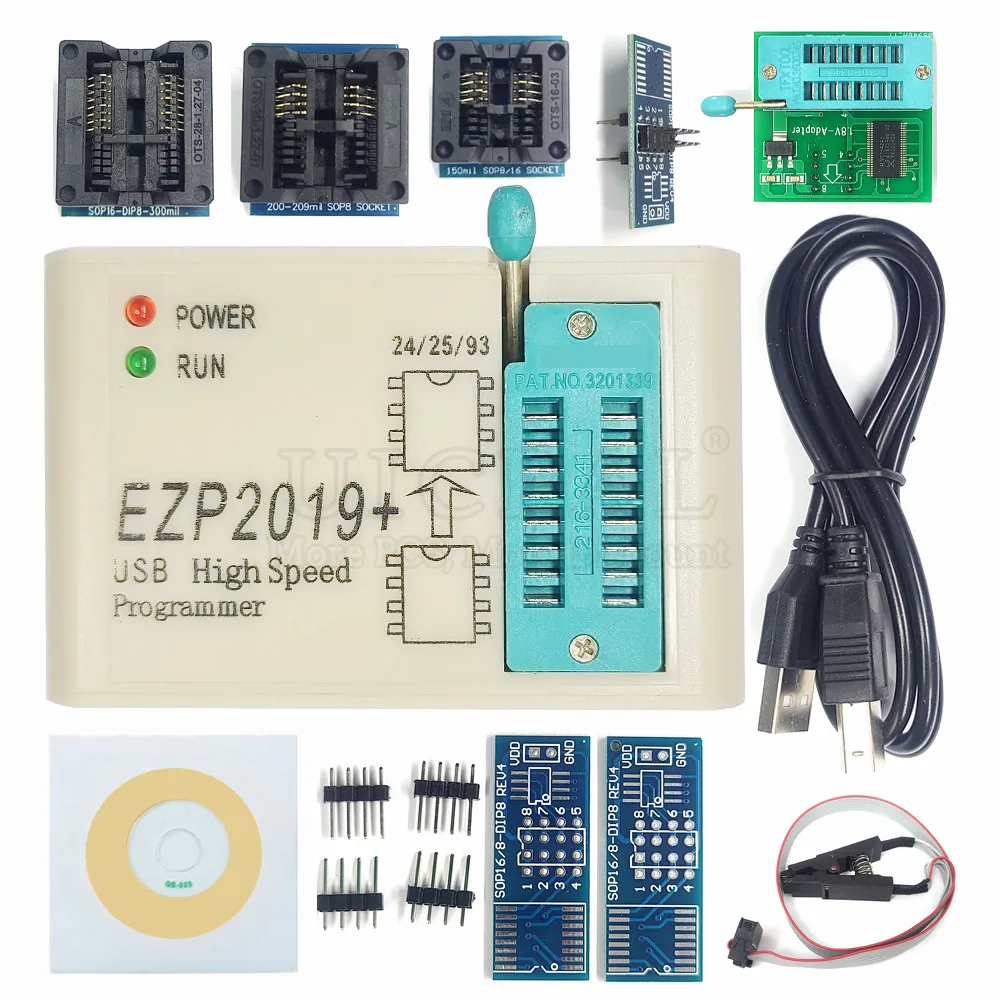 EZP2019-USB-Programmer-High-Speed-SPI-USB-2-0-for-24-25-93-EEPROM-25 ...