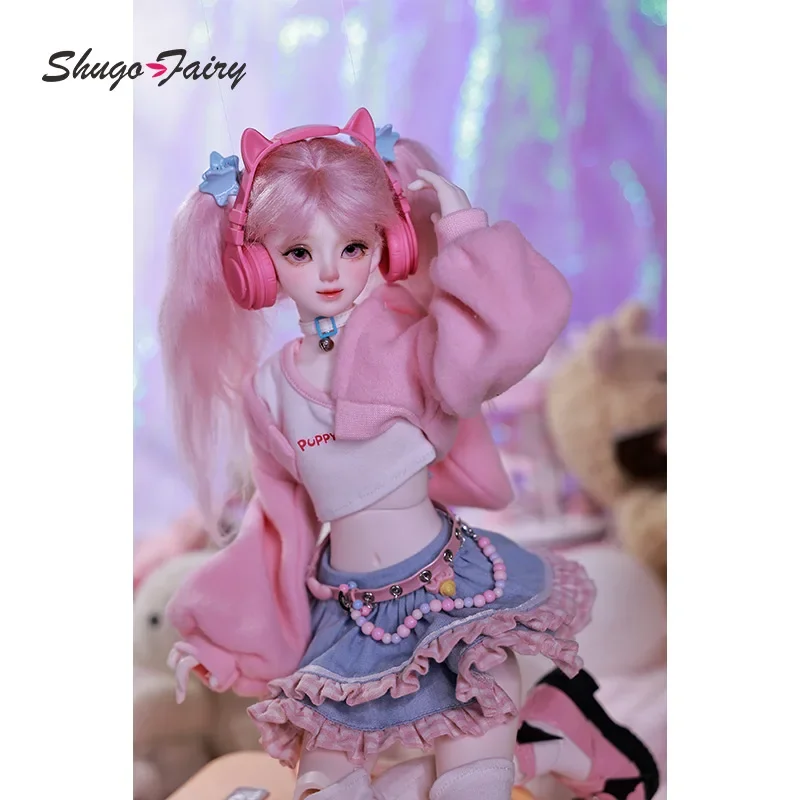 Shugafairy Rapunzel BJD Doll 1/4 Fullset Warm Winter Bright Pink ...