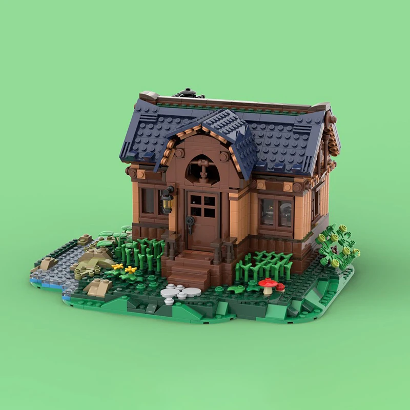 MOC-154034-Forest-Creek-Hut-Splicing-Assembly-Building-Block-Model-1564 ...
