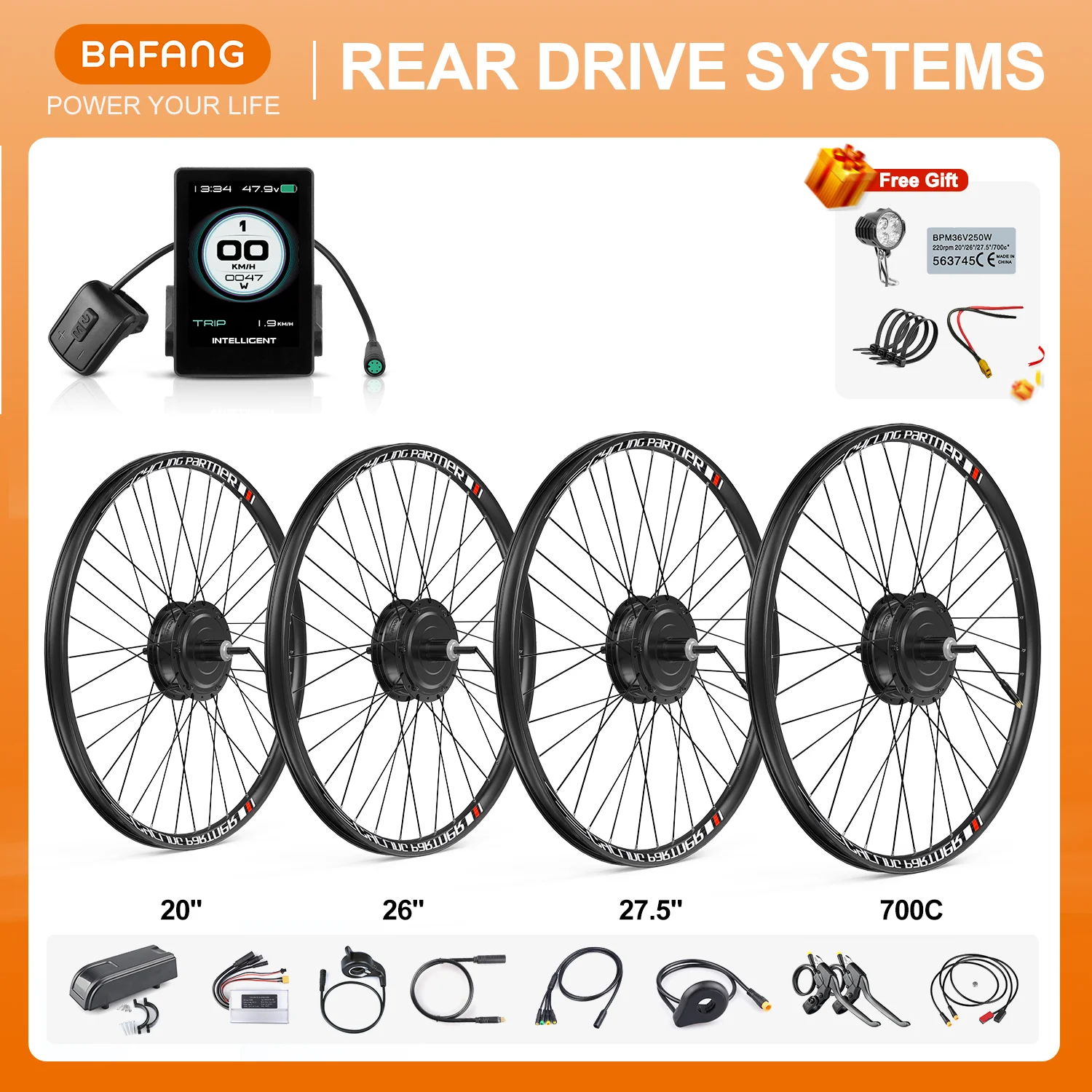 Bafang-Wheel-Hub-Motor-36V-48V-1000W-750W-500W-350W-250W-Conversion ...