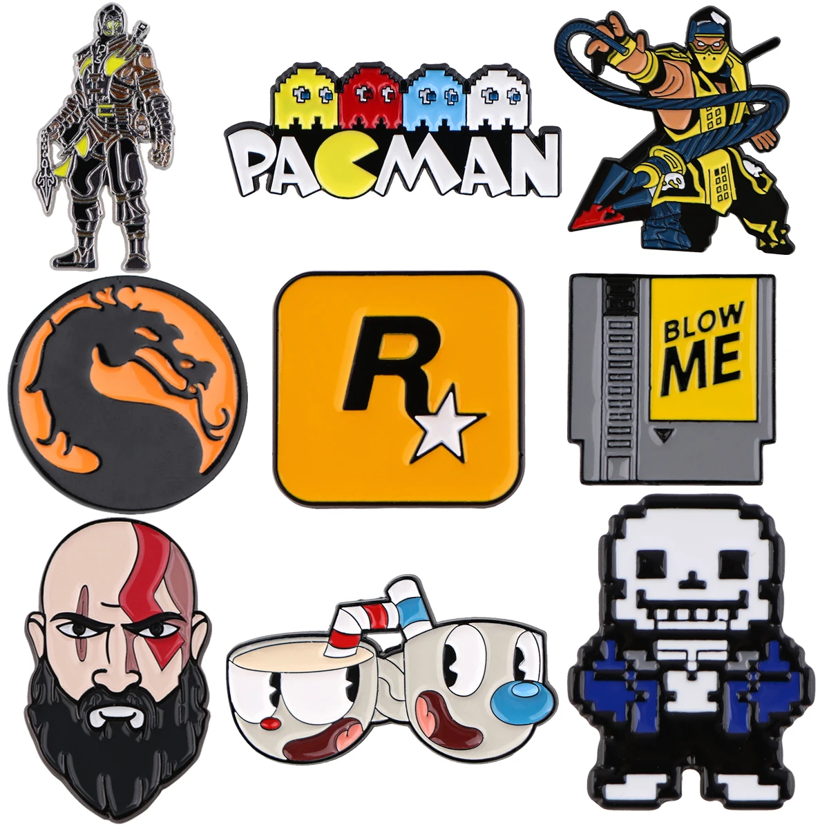 Fighting-Game-Cool-Stuff-Enamel-Pins-Cartoon-Women-Brooches-Badges-on ...