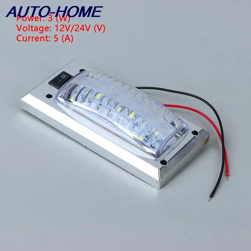 LED-12V-24V-Panel-Light-Car-Interior-Reading-Lamp-High-Brightness-Cabin ...