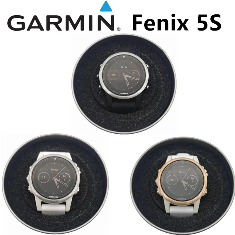 Garmin-Fenix-5S-Heart-Rate-Monitoring-GPS-Outdoor-Fun-o-Sports-Watch ...