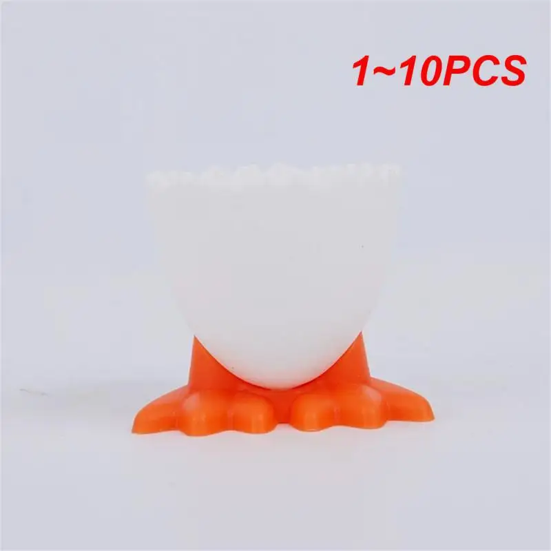 1-10PCS-Cute-Creative-Egg-Cup-Holder-Plastic-Eggs-Holder-with-Feet-Eggs ...