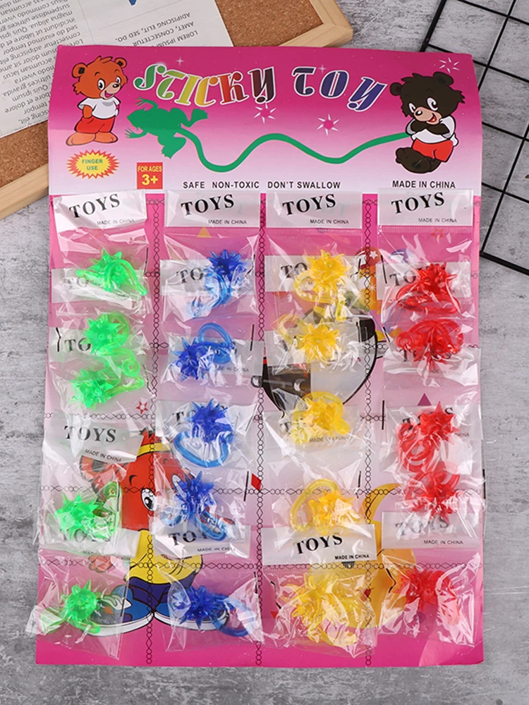 20Pcs-Fun-Stretchy-Sticky-Toy-Wall-Climbers-Sticky-Hammers-Novelty-Toys ...