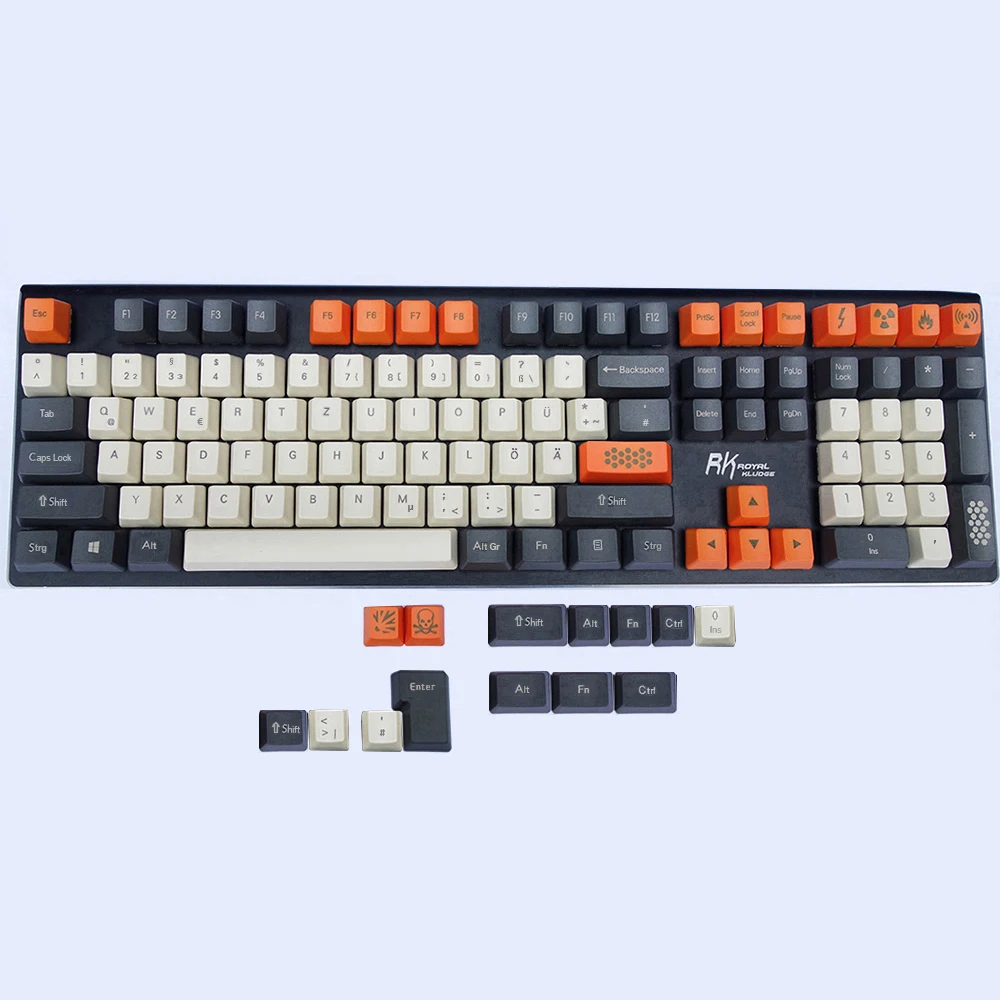 122-key-German-Layout-Keycaps-European-Type-ANSI-ISO-DE-OEM-Profile-PBT ...
