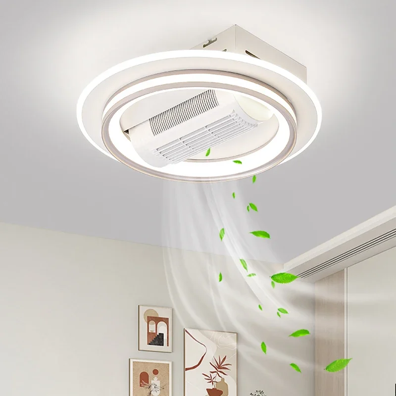 Ultrathin-Bladeless-Ceiling-Fan-With-Lights-Remote-Control-50-110cm ...