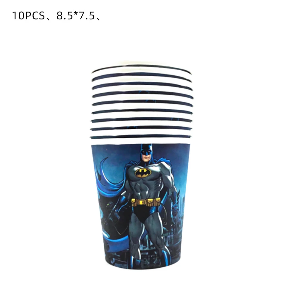 Batman Plates And Cups