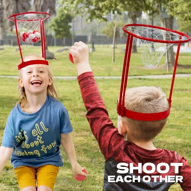 Head Hoop Basketball Game - 2 Pack With 20 Balls - Camping Boutique