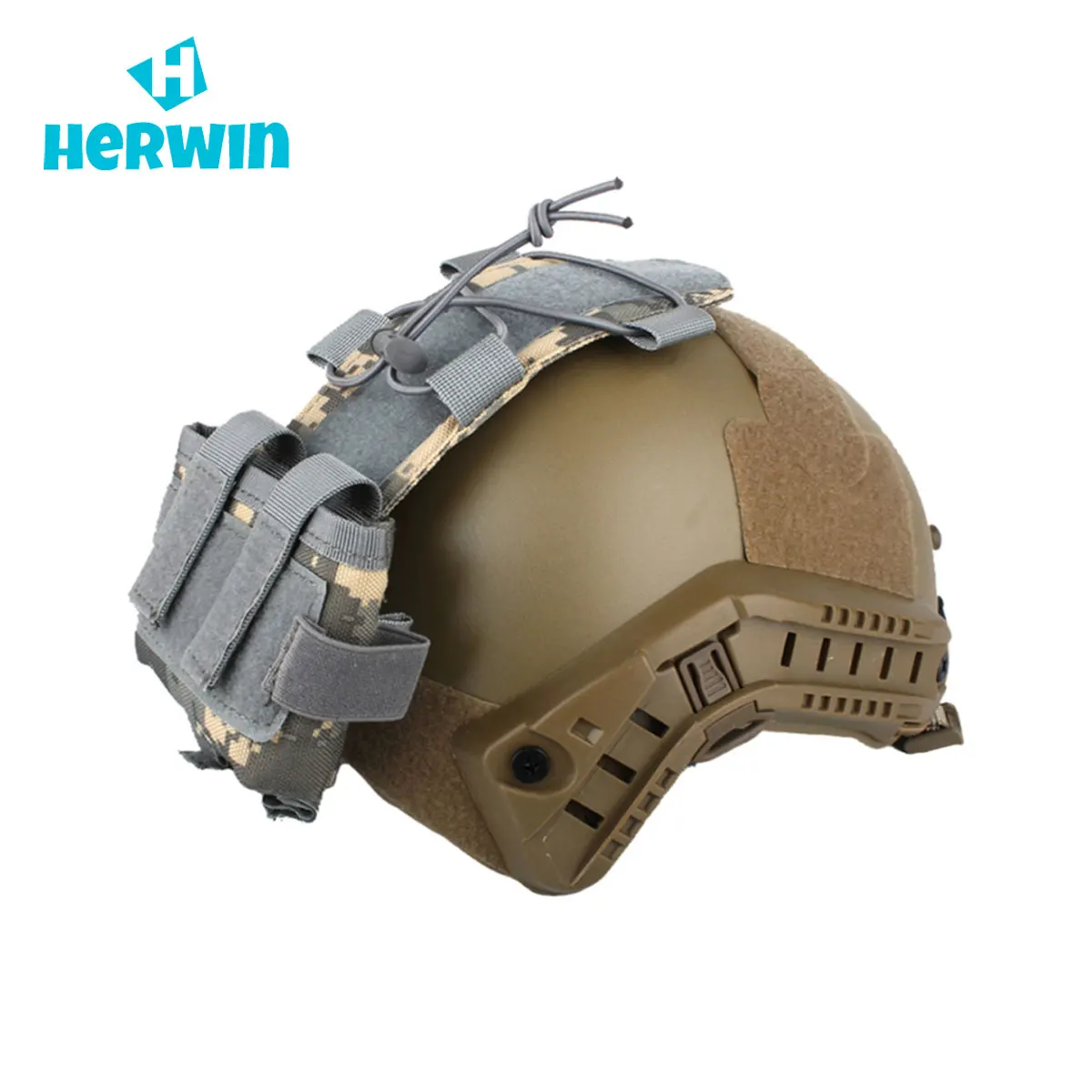 Tactical-Pouch-MK2-Battery-Case-For-Helmet-Camo-Hunting-Airsoft-Helmet ...