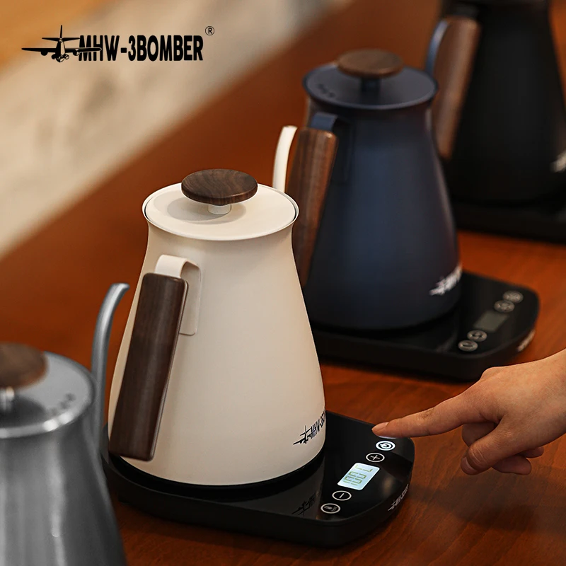 MHW-3BOMBER-Thermostatic-Electric-Kettle-800ml-1200W-Stainless-Steel ...