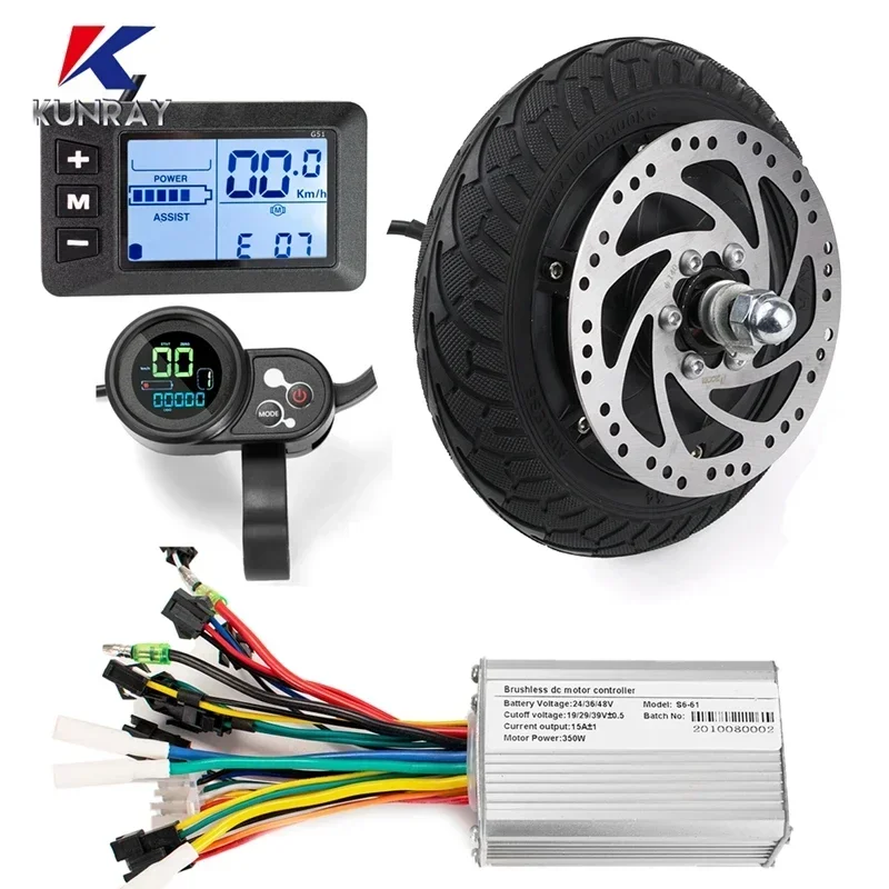 8-Inch-Hub-Motor-Electric-Scooter-36V-48V-350W-500W-Wheel-Motor-with ...