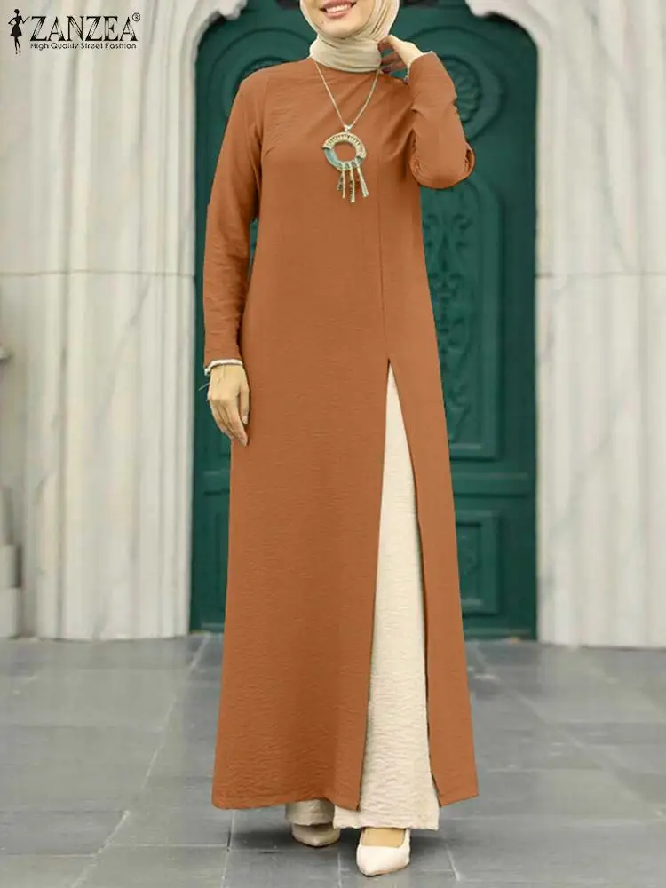 Muslim Long Tops For Women Islamic Clothing Turkey Dubai Abaya ZANZEA ...