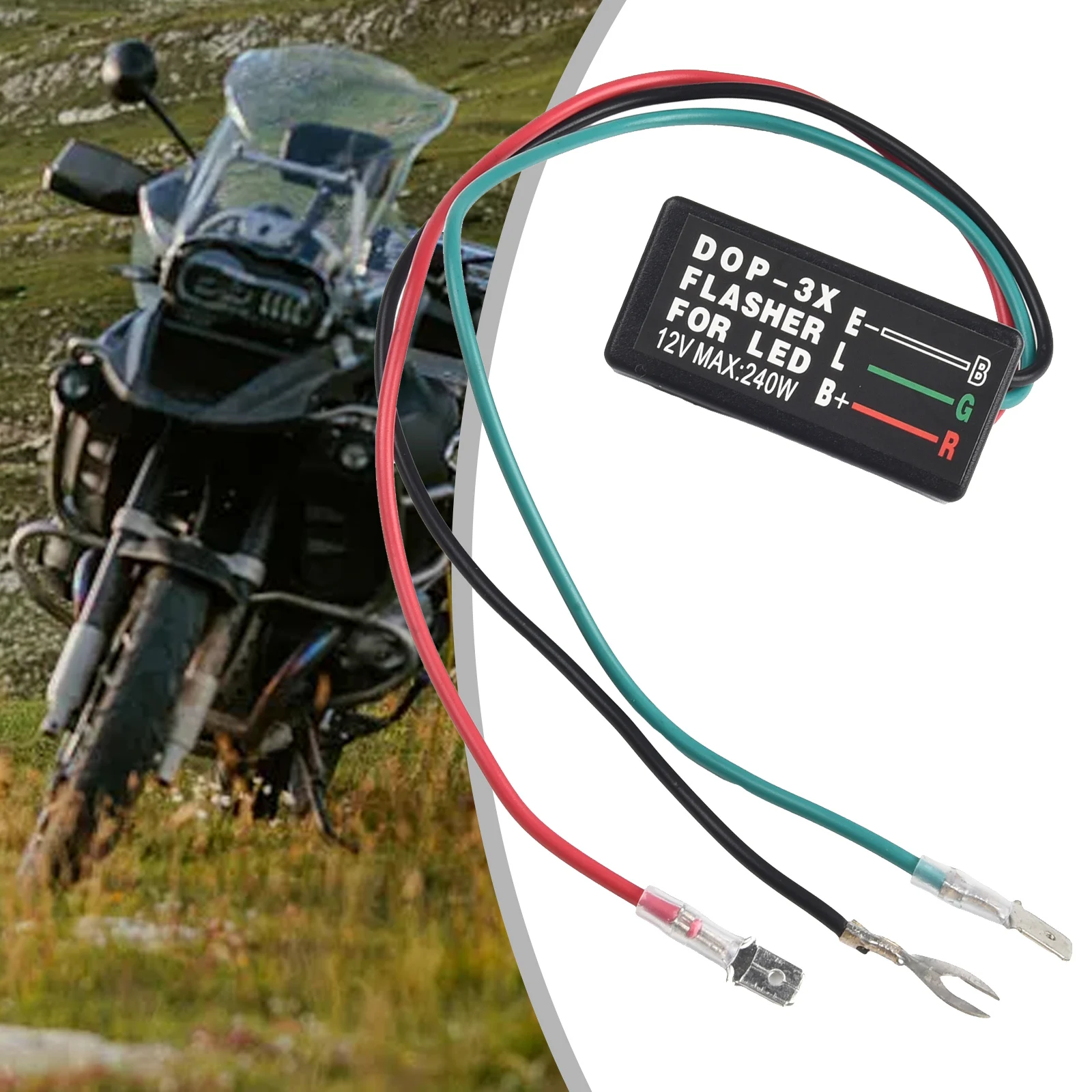 3-Pin-12V-Electronic-Motorcycle-ATV-Turn-Signal-Motorbike-LED-Light ...