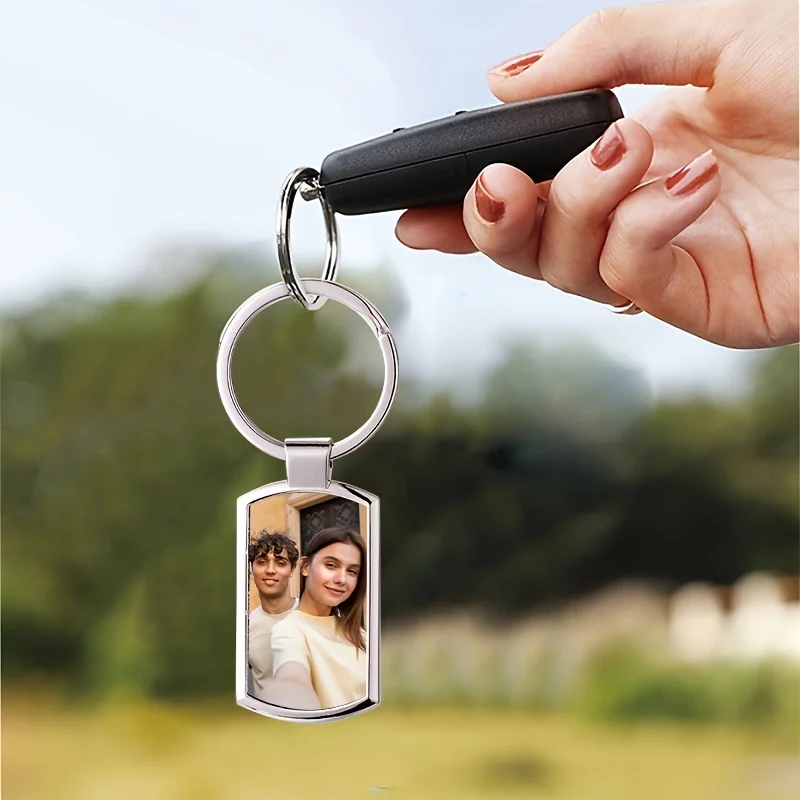 Personalised photo keyring, personalised sublimation print picture, DIY ...