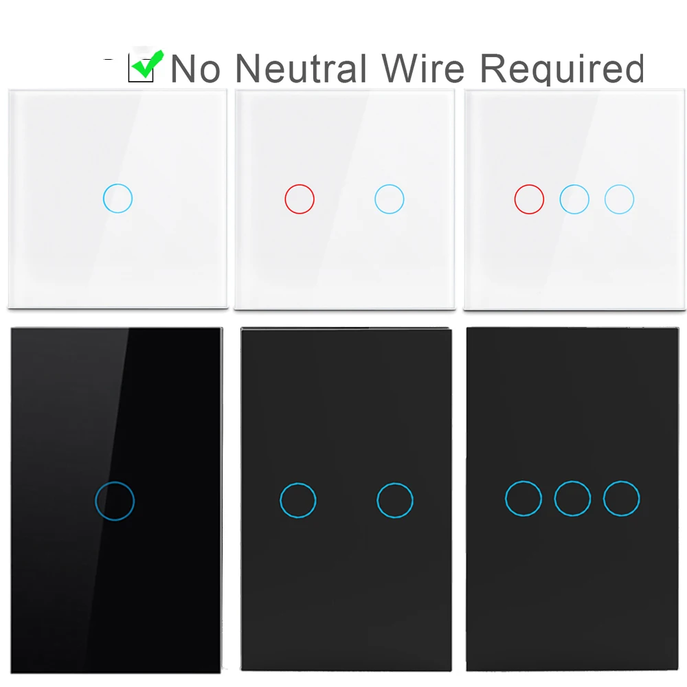 AC100-240-Touch-Switch-Power-Led-Panel-Wall-Light-Switches-Tempered ...