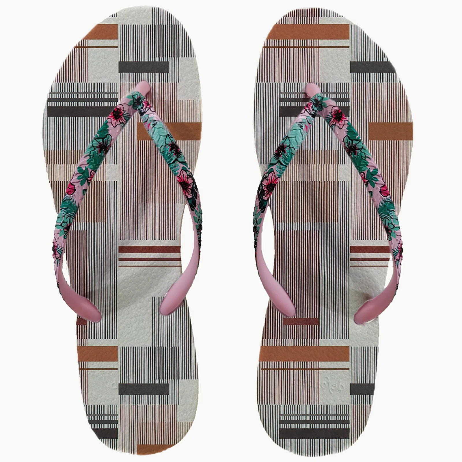 Hawaii-Flowers-Custom-Pattern-Flip-Flops-Shors-for-Women-2023-Flipper-Zero-Already-Flat-Sandals ...
