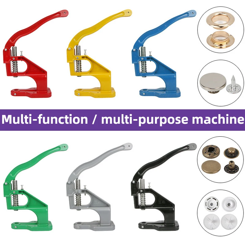 Metal Punch Hole and Grommet Eyelet Machine Manual Hand Press Machine ...