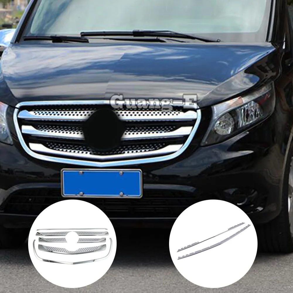 Car-Front-Center-Grille-Grill-Frame-Cover-Decor-Trim-Exterior ...