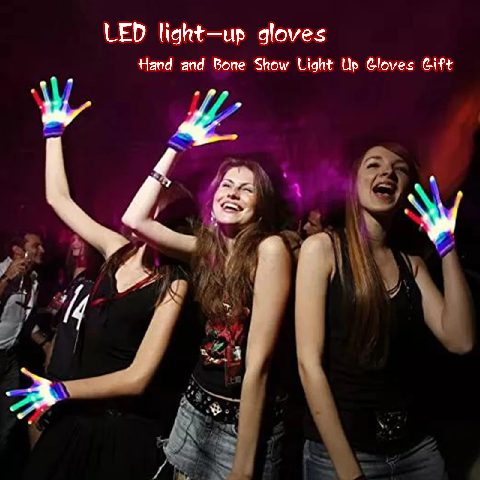 Rave Light Show Gloves
