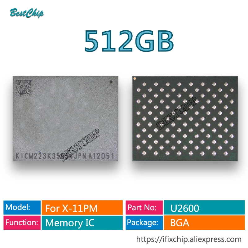 Chip de memoria IC para iPhone XS/XSMax/XR 11 11PRO/MAX, 512GB, 512G ...
