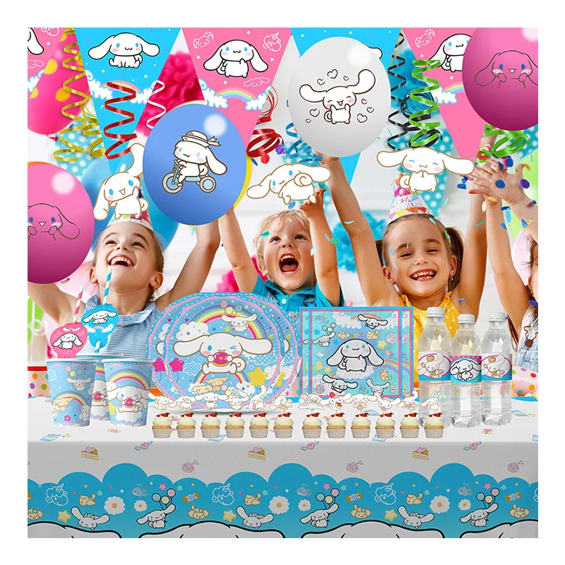 Sanrio-Cinnamoroll-Cartoon-Birthday-Party-Decorations-Balloons-Paper ...