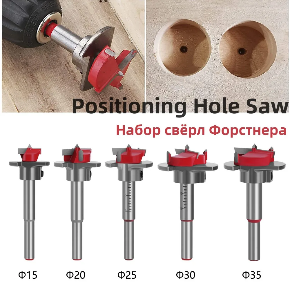 Forstner-broca ajustable para madera, cortador de agujeros con punta de ...