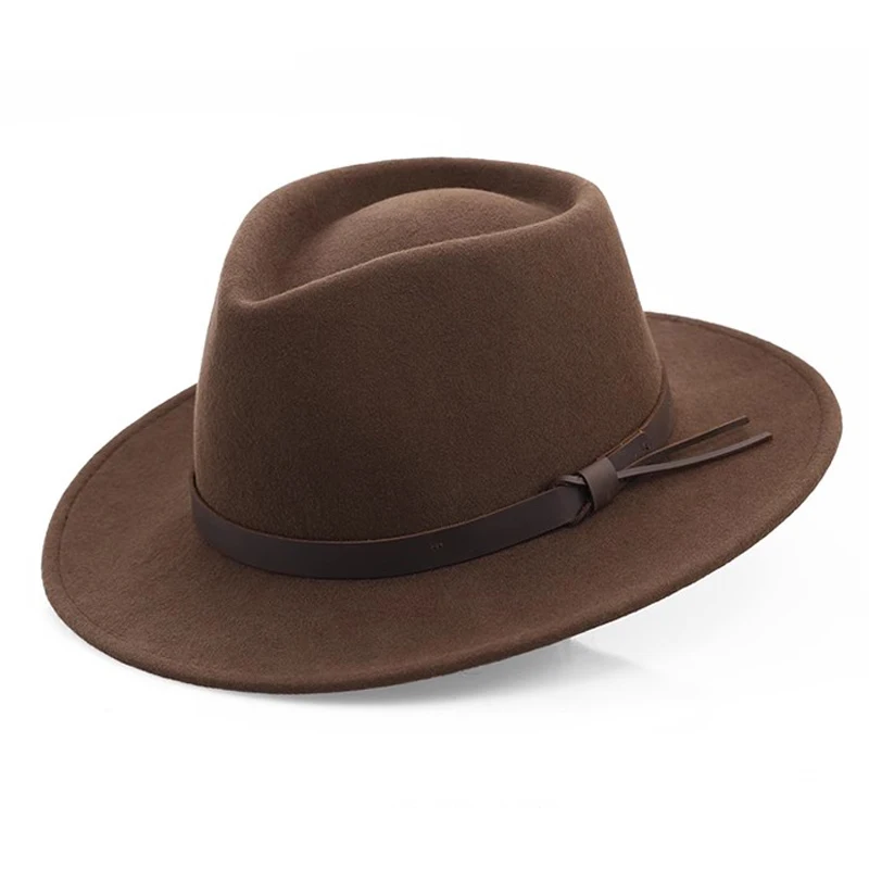 Australian-Fedora-Hat-for-Women-Men-Wool-Felt-Crushable-Waterproof ...