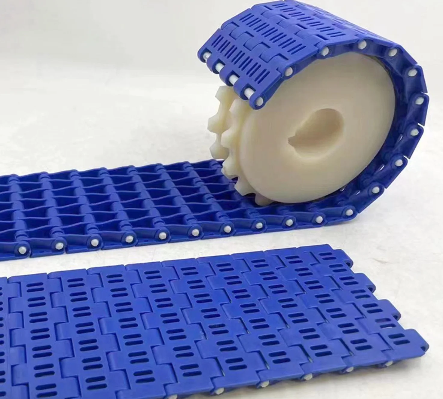 Customized-pitch:19.05mm Flat Grid Chain Plastic Chain Plate Pom ...