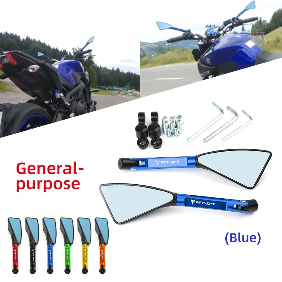 Universal-Motorcycle-Accessories-Cnc-Aluminium-Alloy-Triangle-Rearview ...