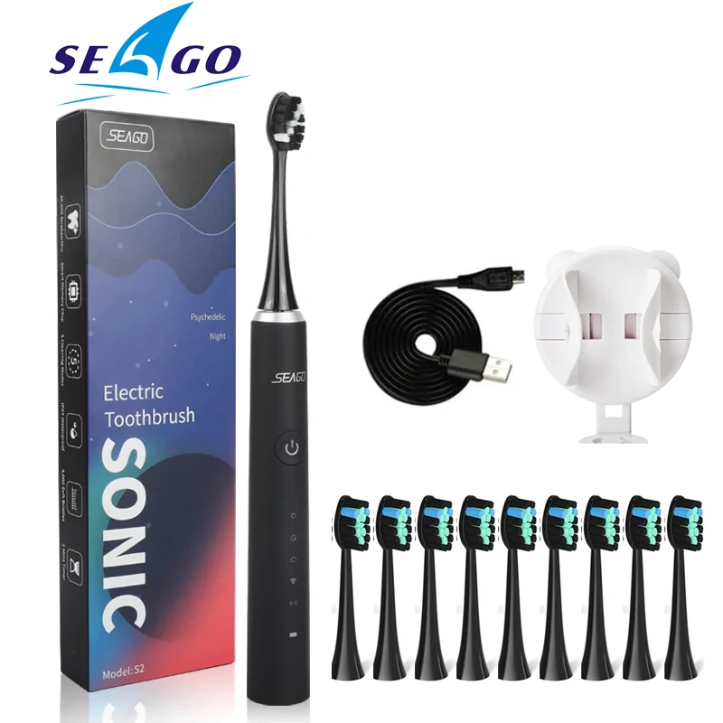 Seago-S2-Adult-Electric-Toothbrush-Rechargeable-Sonic-Tooth-Brush-5 ...