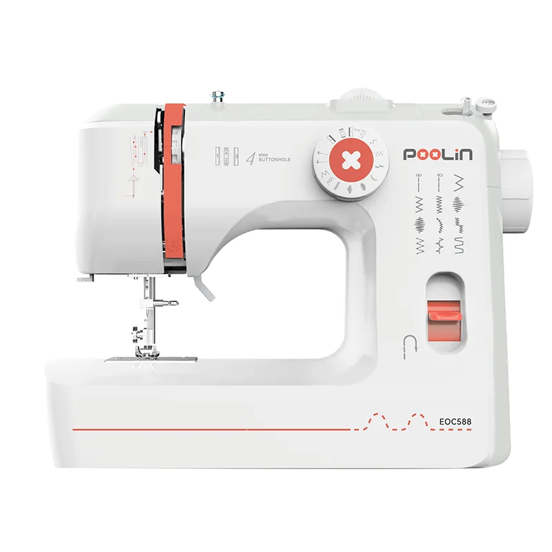 POOLIN-Basic-Sewing-Machine-EOC588-With-Multi-accessories-Portable ...