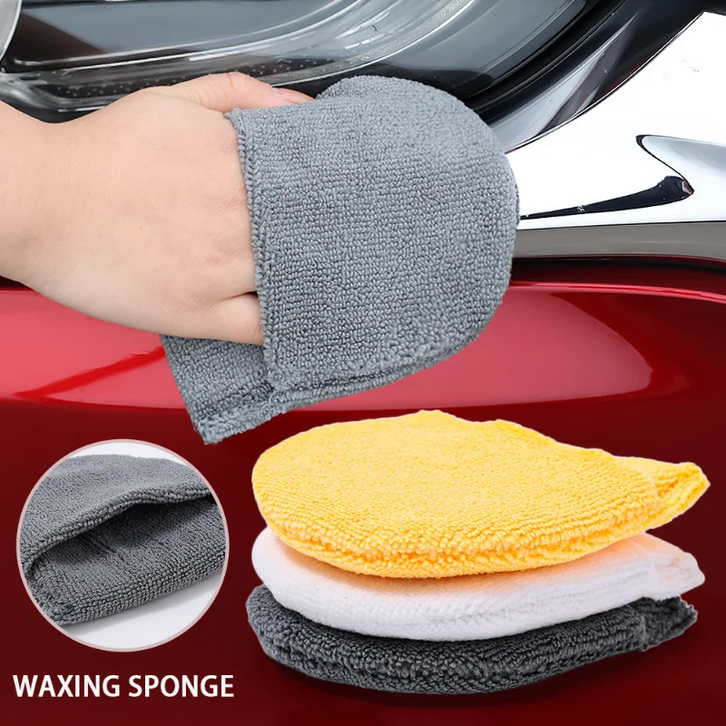 6-3PCS-Soft-Microfiber-Car-Waxing-Applicator-Mitts-Polishing-Sponge ...