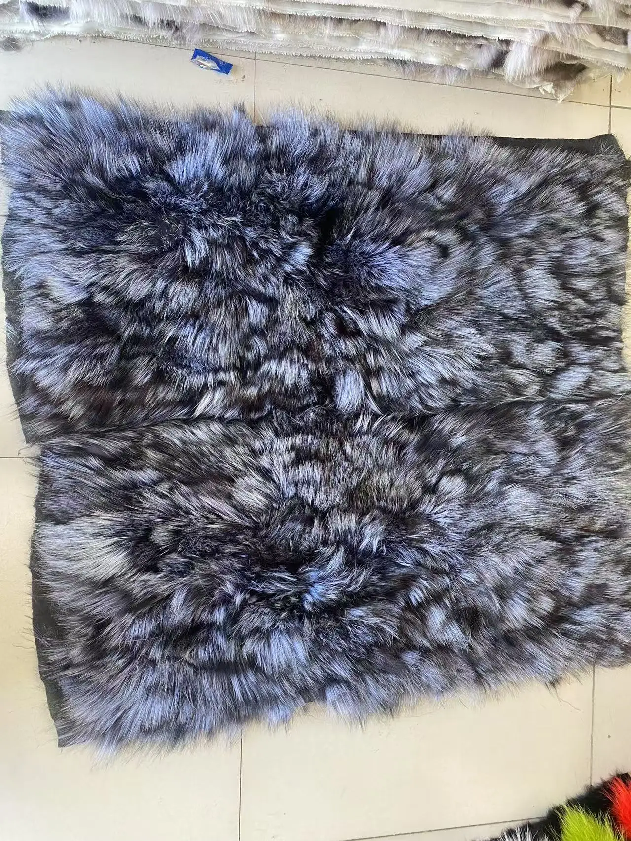 Natural Red Fox Fur Blanket Real Fur Rug Throw Carpet Genuine ...