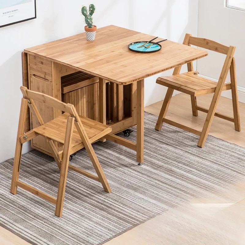 Rectangular-Table-Simple-Dining-Small-Apartment-Dining-Wall-Folding ...