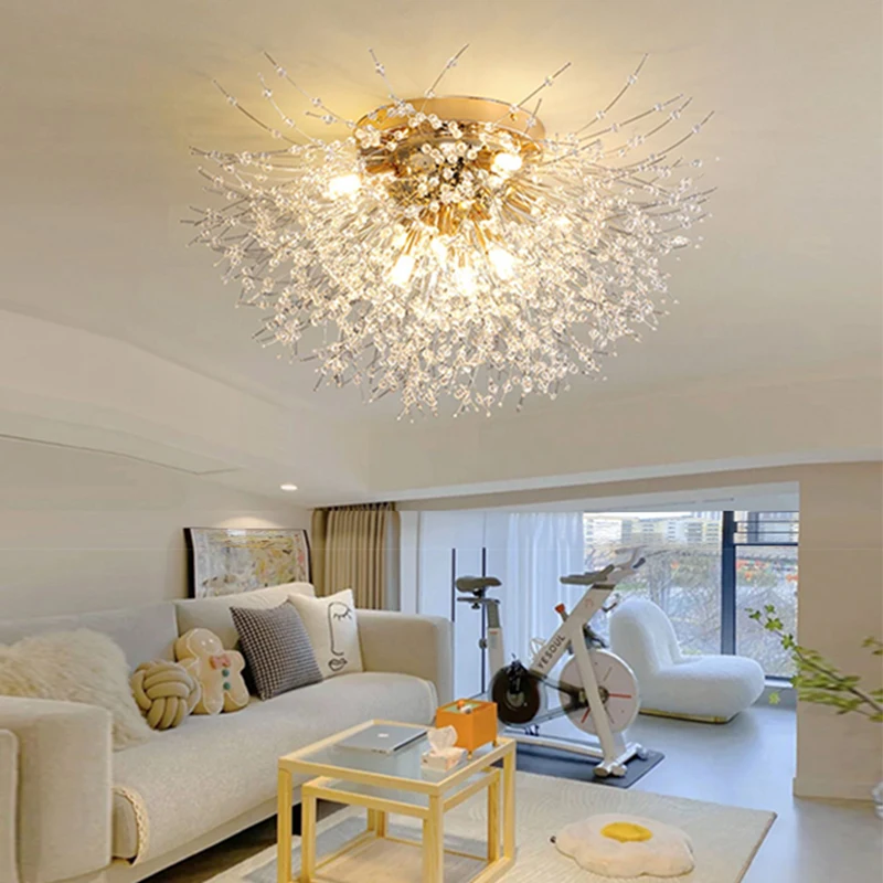Iralan lustre led iluminação de teto dandelion lustre jantar sala estar ...