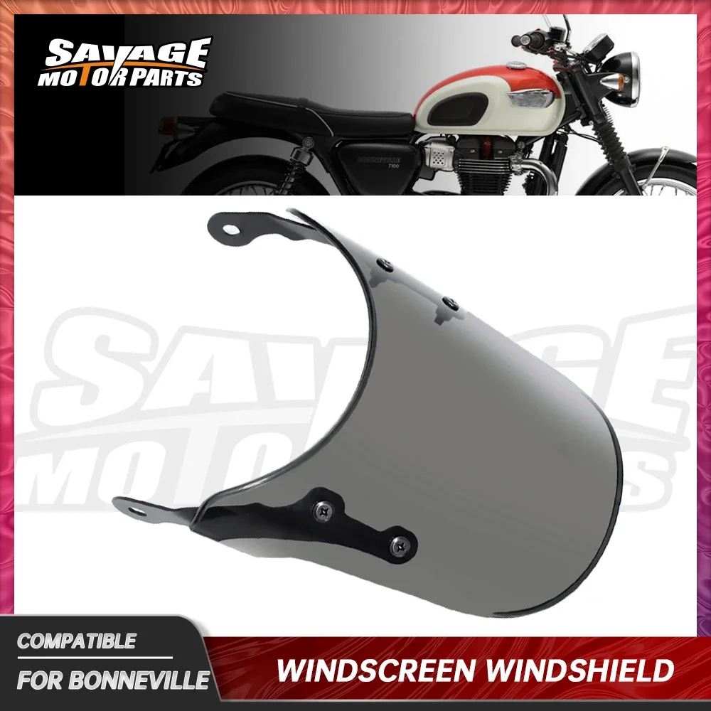 For-Bonneville-T100-T120-Thruxton-Scrambler-900-Windshield-Windscreen ...
