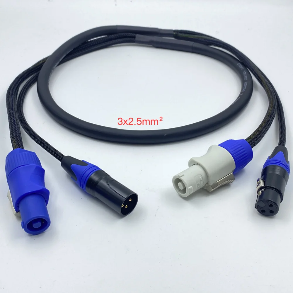 XLR-DMX-Line-AC-Power-Powercon-IN-OUT-Cable-Combination-Audio-Signal ...