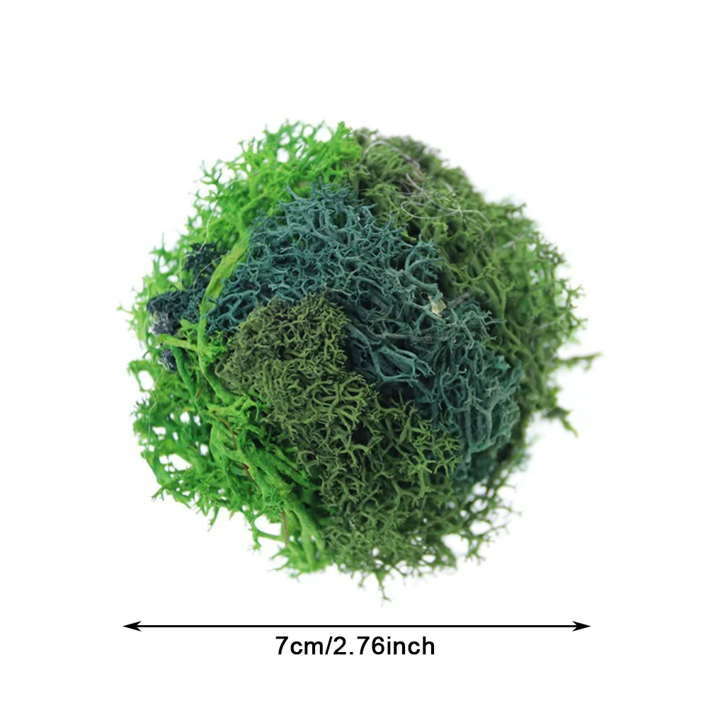 Wood-Stone-Mosaic-Moss-Ball-Moss-Blocks-DIY-Simulation-Green-Plants-For ...