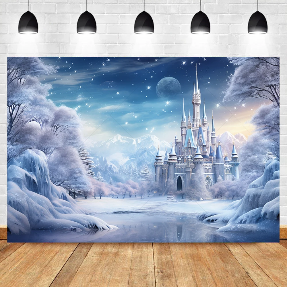 Disney Castle Christmas Backgrounds