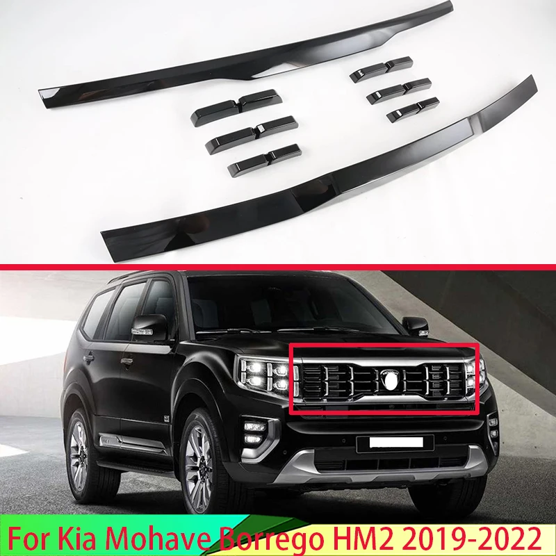For Kia Mohave Borrego HM2 2019 2022 Car Accessories ABS Front Center ...
