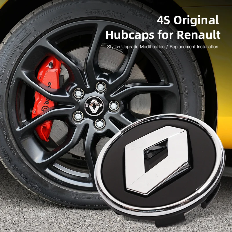 4Pcs 56mm Car Wheel Center Hub Cap Hub Accessories For Renault Clio ...