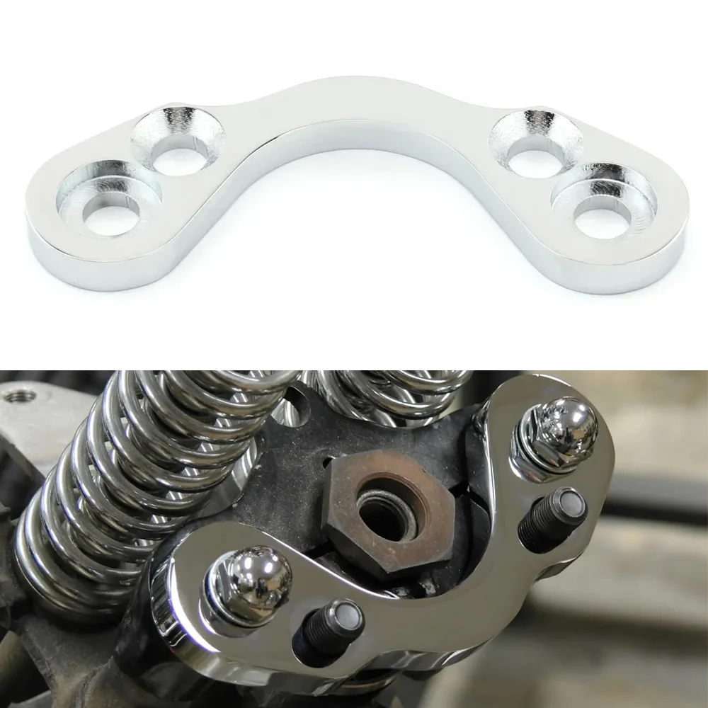 Motorcycle Springer Handlebar Tree Adapter Top Clamp 4.75" to 3.5 ...
