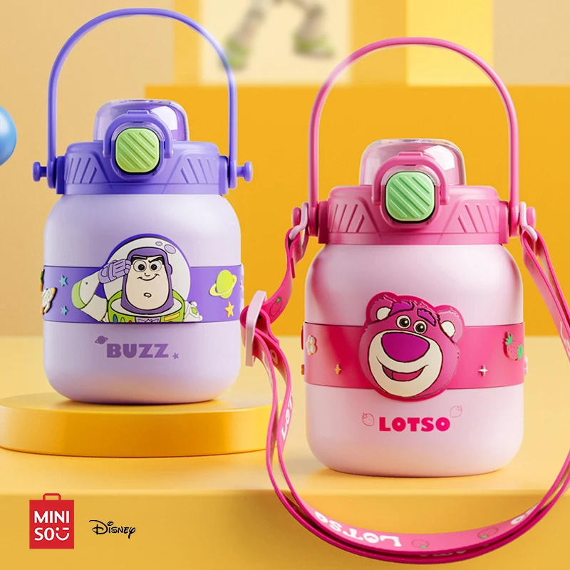 Miniso-Disney-Mickey-880ML-Insulated-Cup-Cartoon-Kawaii-Lotso-Stainless ...