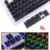 Translucent Keycaps 104 Keys Layout Low Profile White Black Keycaps DIY ...