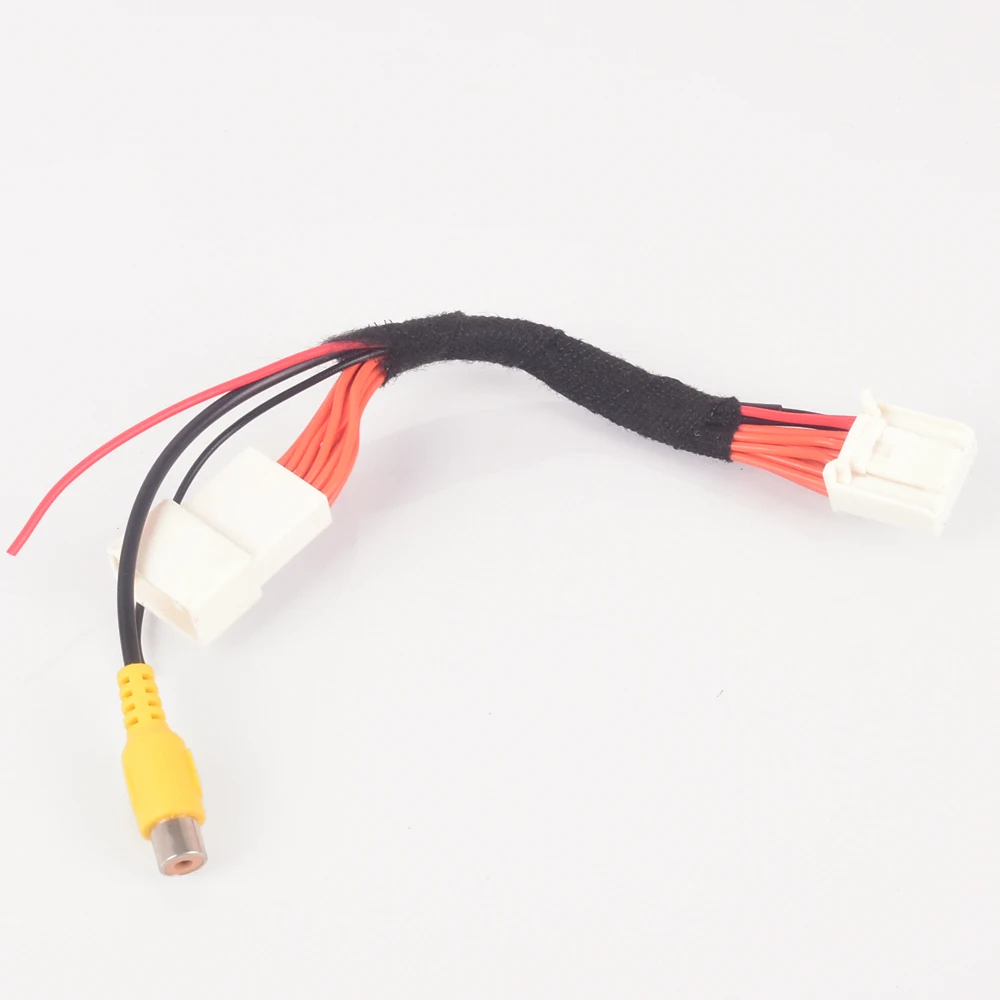 Car-Navigation-System-Reversing-Rear-View-Camera-Adapter-Cables-Harness ...