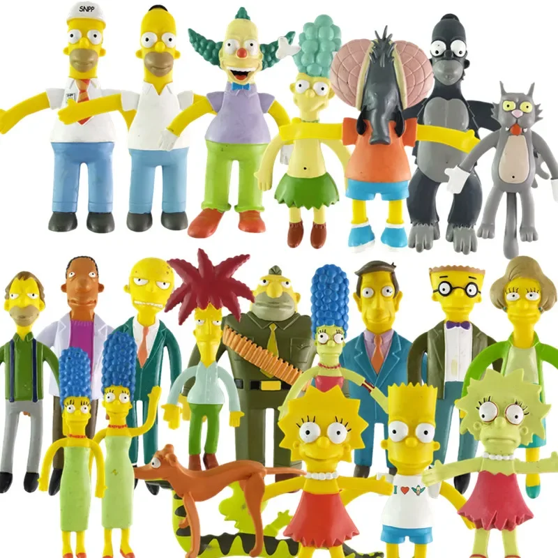 NJ-Croce-The-Simpsonas-Figure-Bendable-Doll-Ornaments-Accessories ...